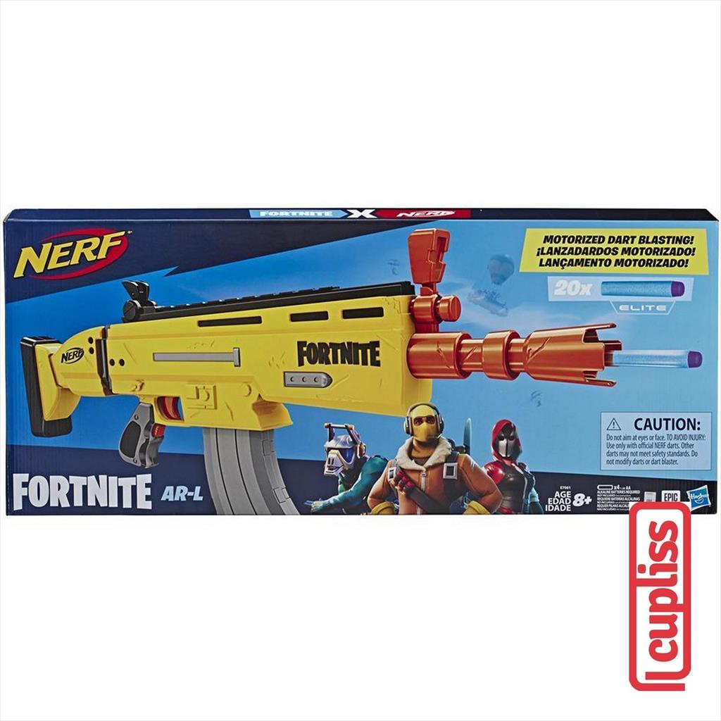 Jual NERF Fortnite AR L Motorized Elite Dart Blaster ARL Hasbro E7061 ...