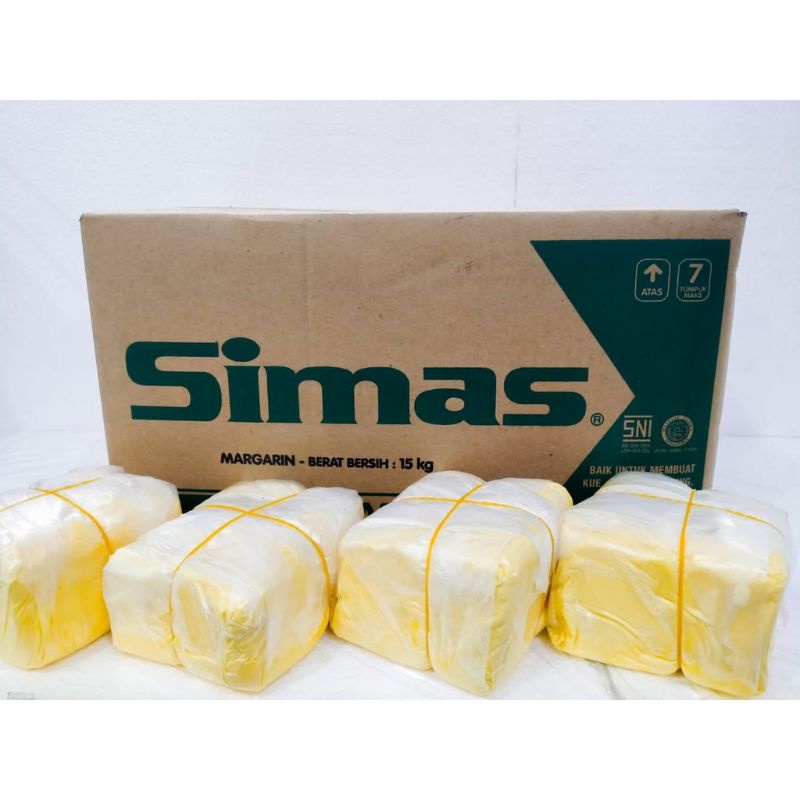 Jual [1karton] SIMAS Margarine 15kg Mentega Margarin Indonesia|Shopee ...