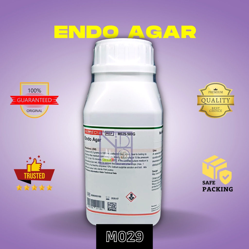 Jual End0 Agar, 500 gram HiMedia, M029 | Shopee Indonesia