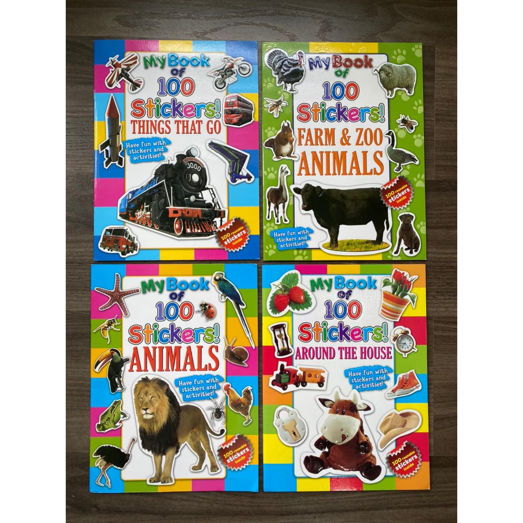 Jual My Book of 100 Stickers | Shopee Indonesia