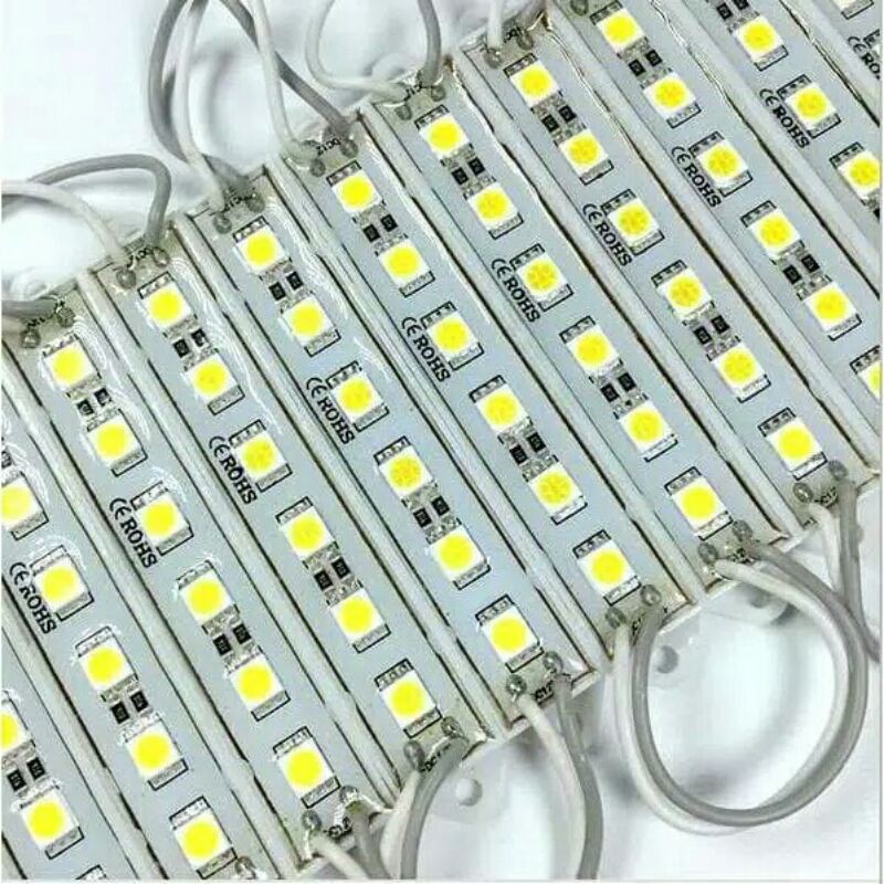 Jual LAMPU LED MODUL 6MATA SMD5050 12VOLT 6 MATA SMD 5050 WATERPROOF VARIASI Indonesia|Shopee ...