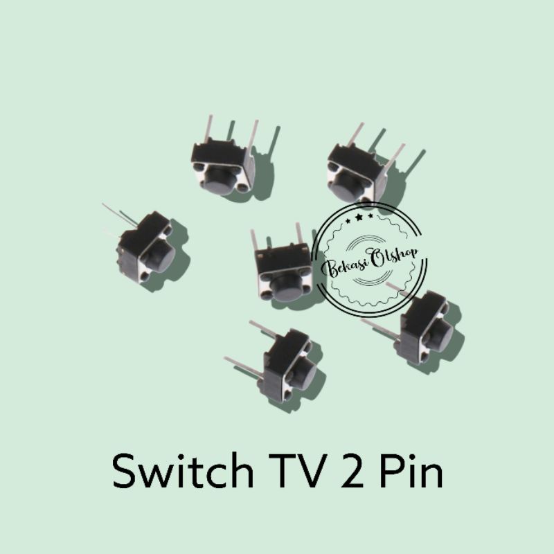 Jual Push Button Micro Switch 2 Pin DIP tactile Indonesia|Shopee Indonesia