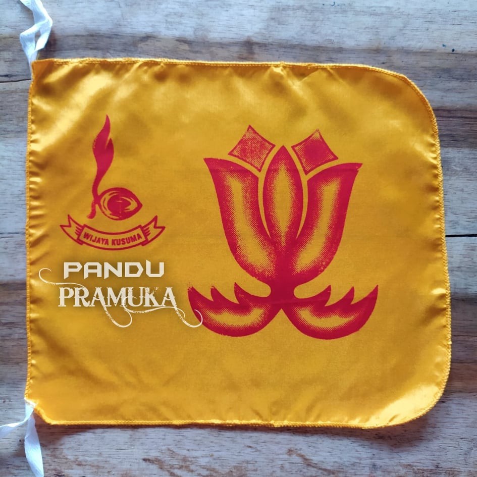 Jual bendera regu pramuka putri bunga wijaya kusuma | Shopee Indonesia