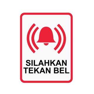 Jual Stiker Bell Rumah Pintu Tekan Bel Sticker Indonesia|Shopee Indonesia