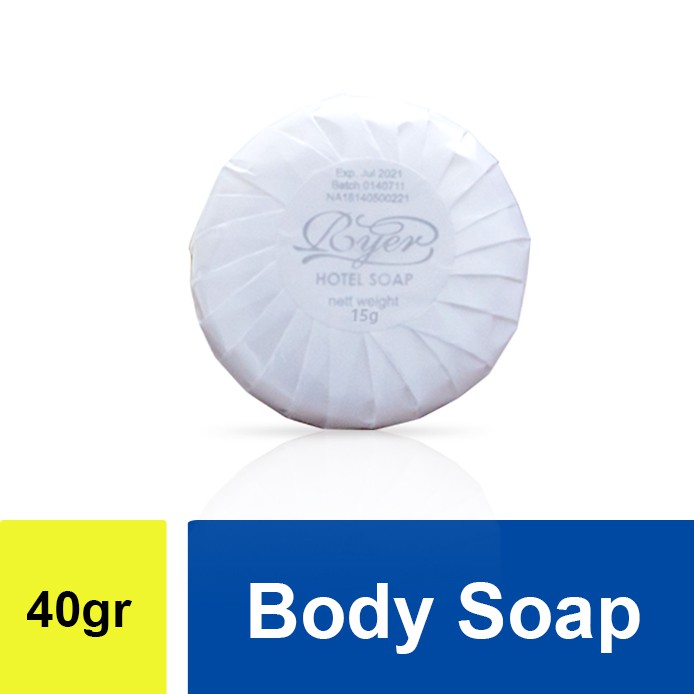 SABUN HOTEL RYER RODA ROUND WRAPPED 40GR X 200PCS | Shopee Indonesia