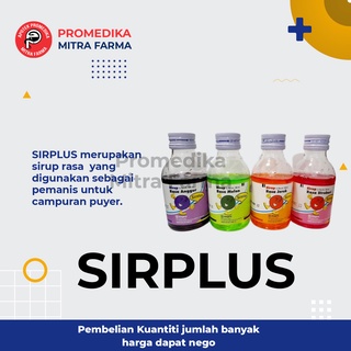 Jual Sirplus 100 ml Sirup / Botol / Pelarut Obat / Pemanis Obat ...