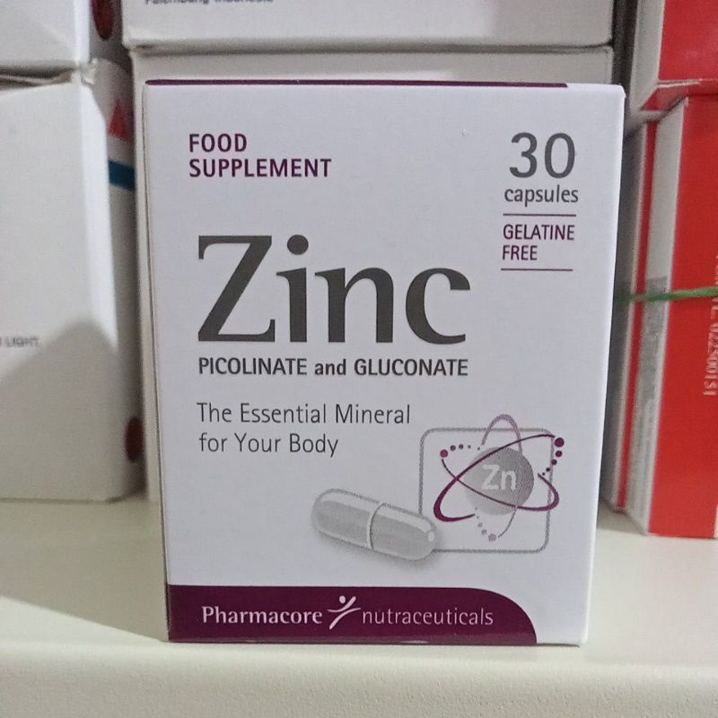 Jual zinc pharmacore isi 30 capsules | Shopee Indonesia