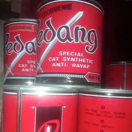 Jual Cat Meni Kayu Pedang 1 Kg Loodmenie Merah | Shopee Indonesia