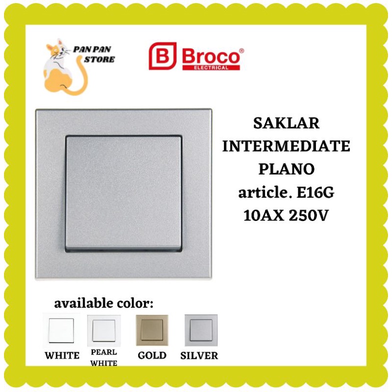 Jual Saklar intermediate Broco Plano series | Shopee Indonesia