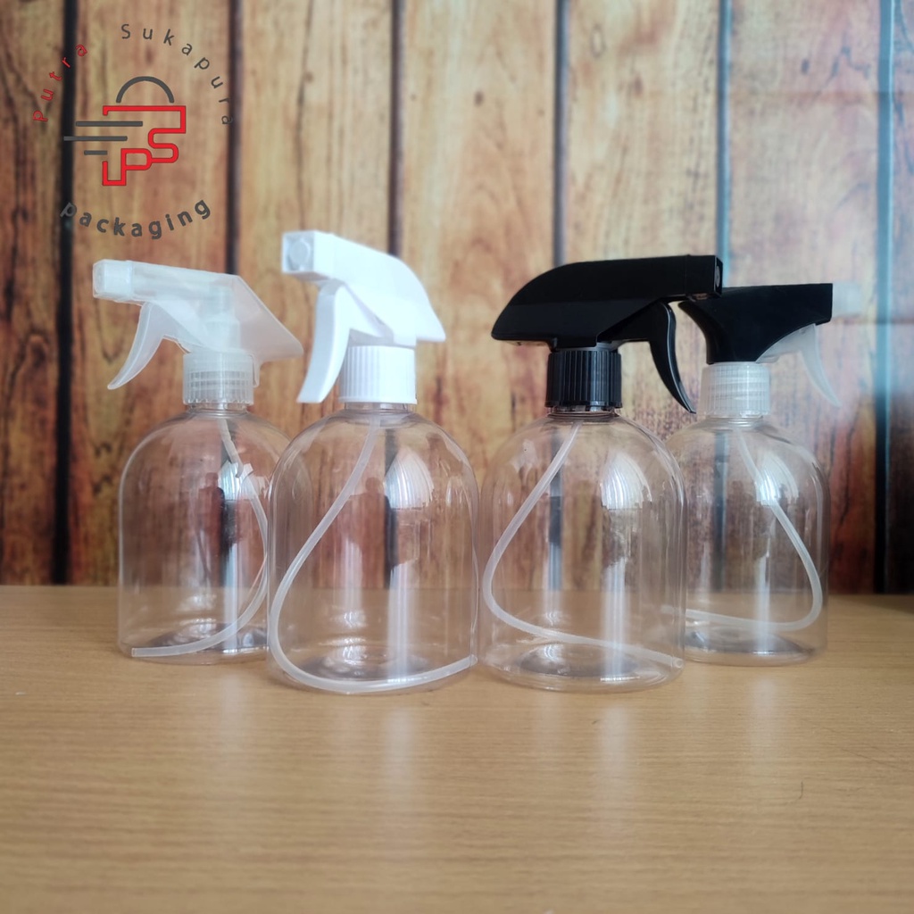 Jual Botol spray 500ml oval/botol trigger 500ml pendek/botolsmprotan | Shopee Indonesia