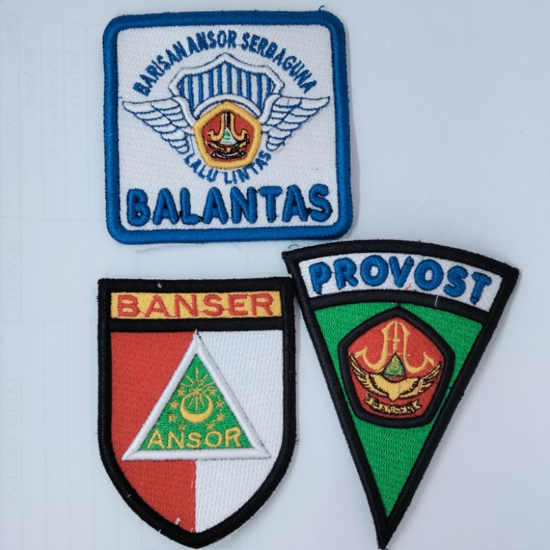 Jual Logo Bordir Banser Provost Balantas | Shopee Indonesia