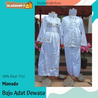 Jual Pakaian Tradisional/Baju adat dewasa Manado satuan termasuk ...