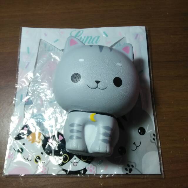 Jual Cat Mascot By Luna Tabby || Licensed Squishy | Shopee Indonesia