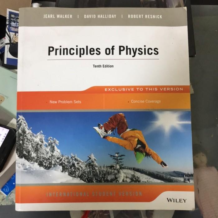 Jual Buku | Principles Of Physics 10Th Tenth Edition By Walker Halliday Resnick | Shopee Indonesia