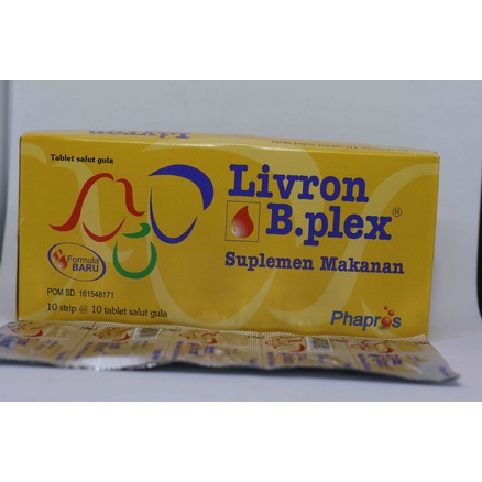 Jual LIVRON B PLEX multivitamin mineral 1 box | Shopee Indonesia