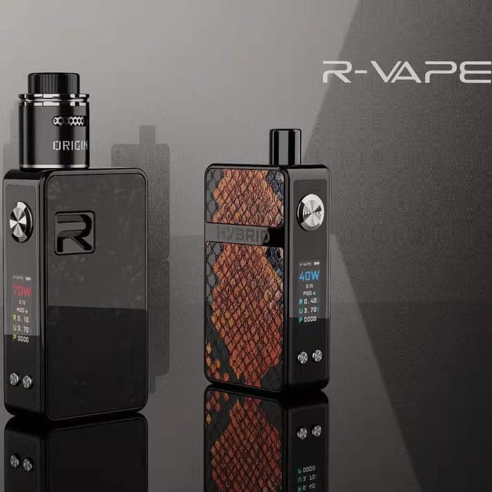 HYBRID PRO AIO POD MOD KIT 80W AUTHENTIC BY R-VAPE VAPORIZER VAPE ...