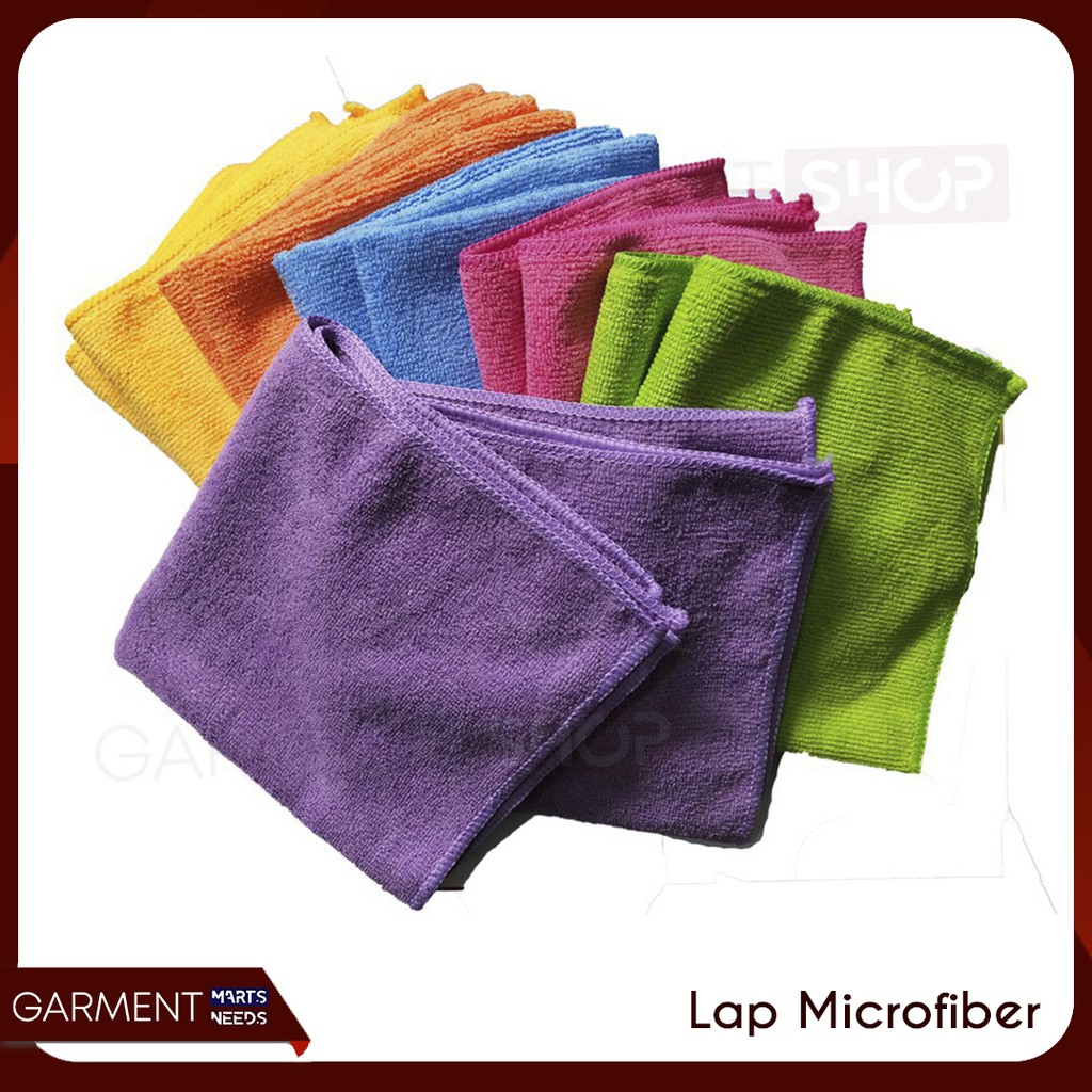 Kain Lap Microfiber Cleaning Cloth Towel Serbet Pembersih Serbaguna ...