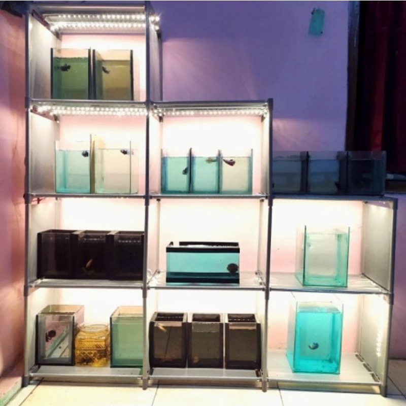 Jual Rak 9 Ruang Serbaguna Portable / Lemari 432 Tingkat Susun Buku ...