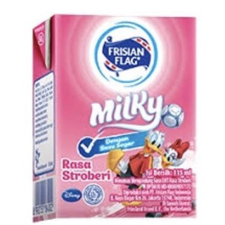 Jual Frisian Flag Strawberry Zuzhu Multiple Pack Susu UHT [6 pcs/ 115 mL] | Shopee Indonesia