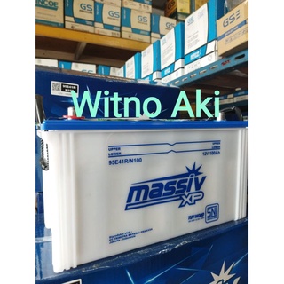 Jual aki basah mssiv xp n100 12v 100ah 95e41r battery genset kapal truck accu | Shopee Indonesia