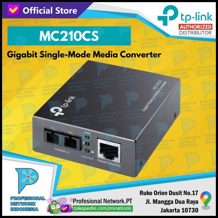 Jual Tp-Link Gigabit Ethernet Media Converter Mc210Cs | Shopee Indonesia