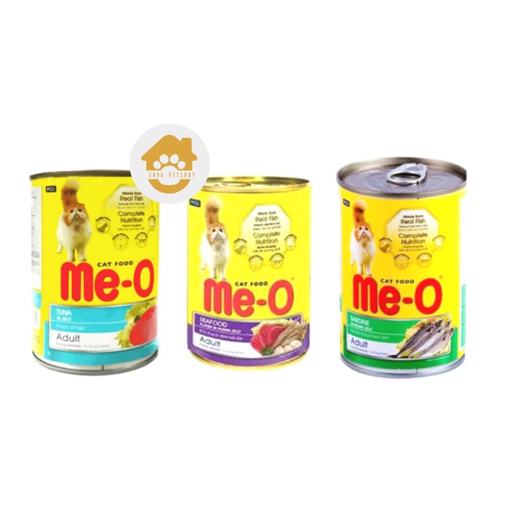 Jual Makanan Kucing Meo can 400gr varian rasa | Shopee Indonesia