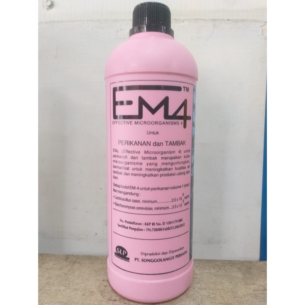 Jual Pupuk Organik Cair EM4 Perikanan dan Tambak (Pink) - 1 Liter ...