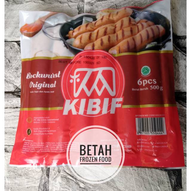 Jual Kibif Sosis Bockwurst 500 gr Indonesia|Shopee Indonesia