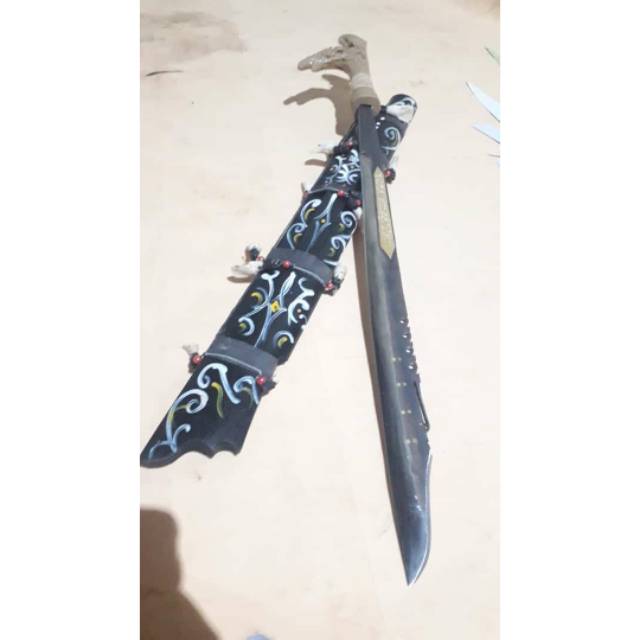 Jual Mandau khas kalimantan motif tameng satu | Shopee Indonesia