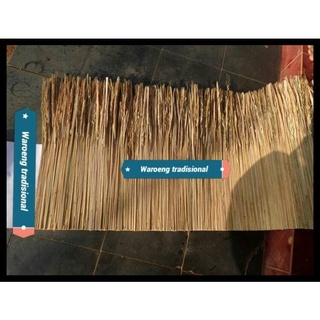 Jual DEKORASI JERAMI/ATAP JERAMI/ANYAMAN JERAMI/JERAMI PADI ASLI SIAP ...