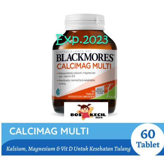 Jual Blackmores Calcimag Multi Kalbe BPOM - 60 tabs Lc | Shopee Indonesia