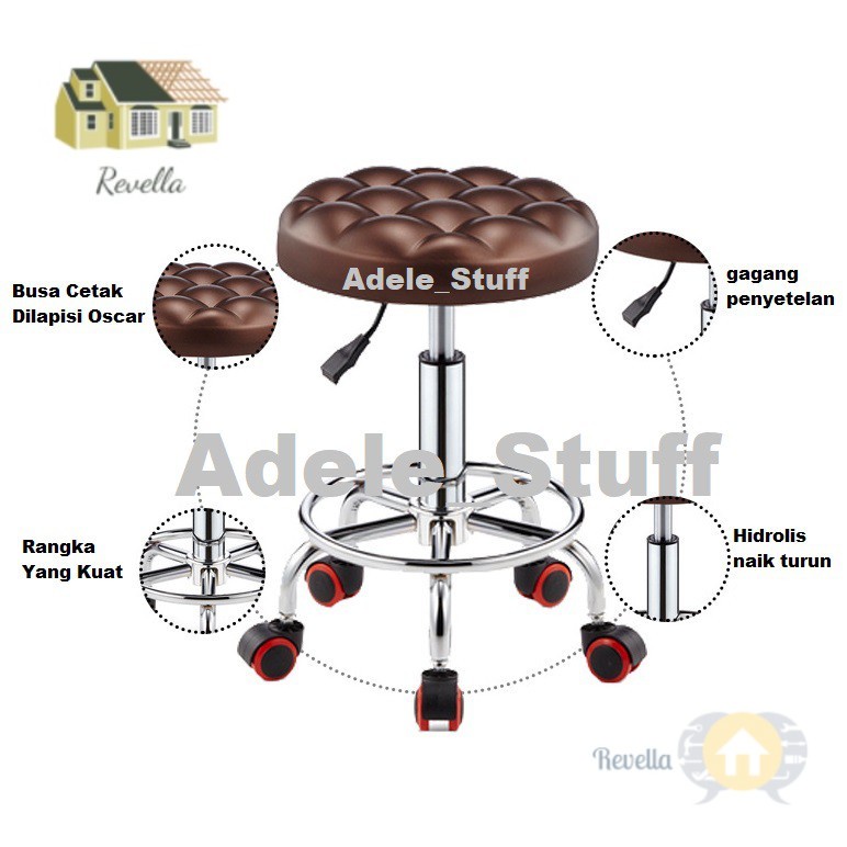 Jual Kursi Bulat motif Roti / kursi kantor / kursi hidrolis IMPORT ...