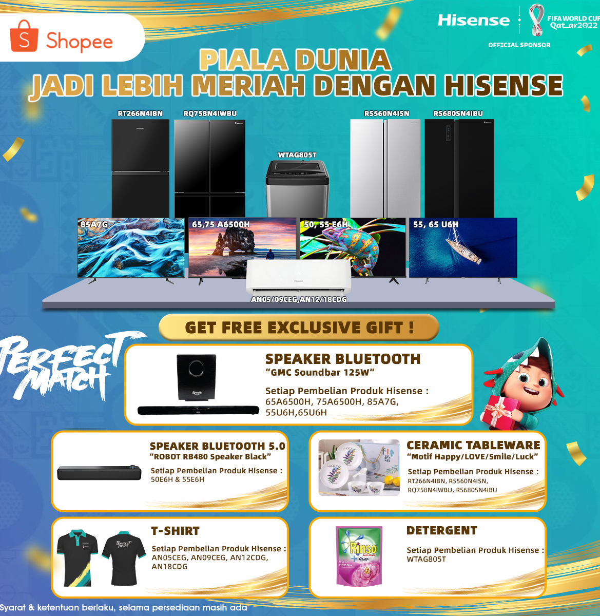 Toko Online Hisense Official Shop | Shopee Indonesia