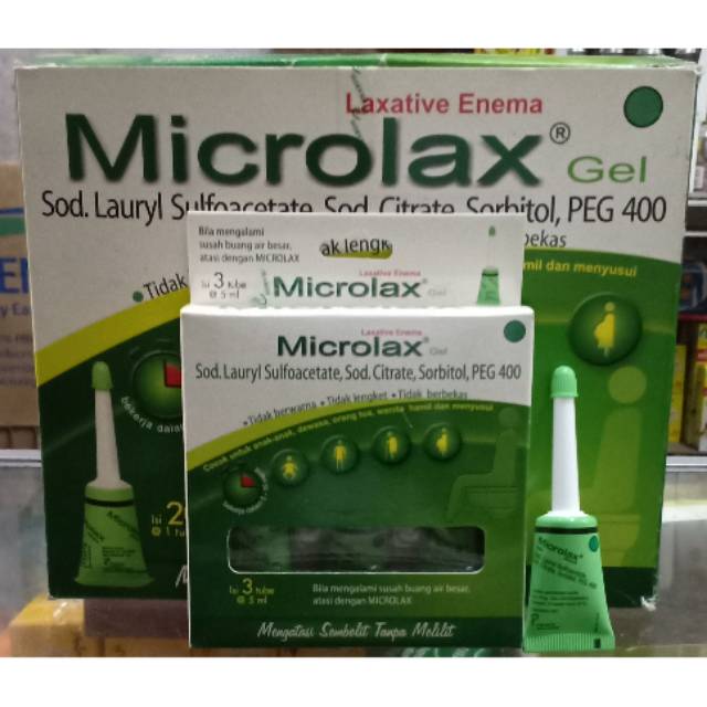 Jual MICROLAX ENEMA GEL 1TUBE , 1BOX ISI 3TUBE | Shopee Indonesia