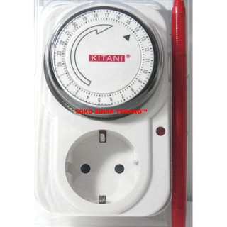Jual Stop Kontak Timer / Program Timer Otomatis 24 Jam / Hours Merk ...