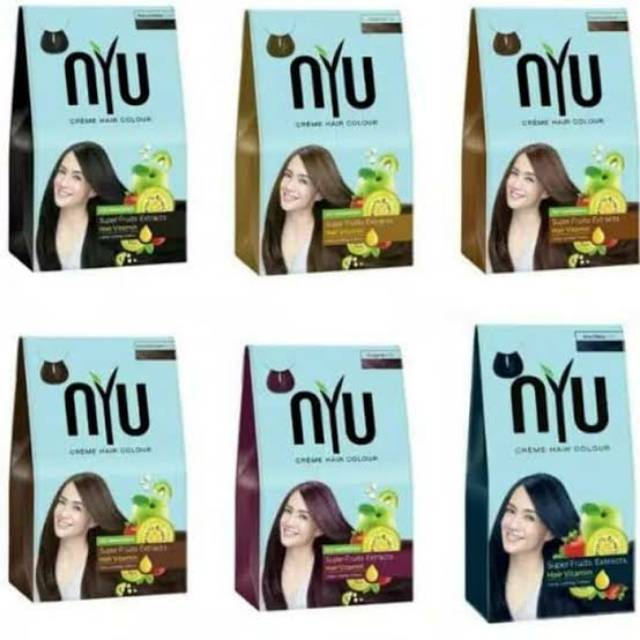 Jual Nyu creme hair color ada 7 warna | Shopee Indonesia