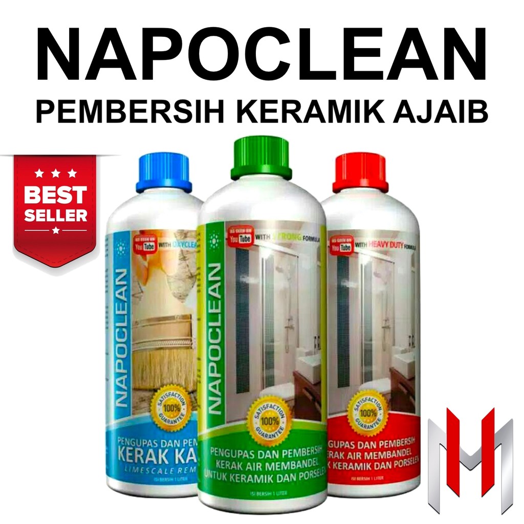 Jual Pembersih Keramik NAPOCLEAN 1 Liter Indonesia|Shopee Indonesia