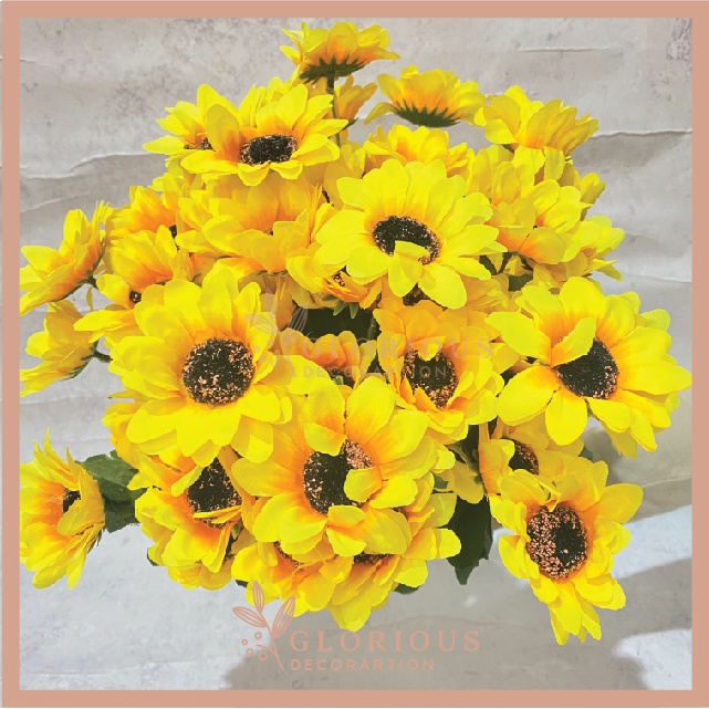 Jual Bunga Matahari x7 Artificial Flower Sunflower Bunga Matahari ...