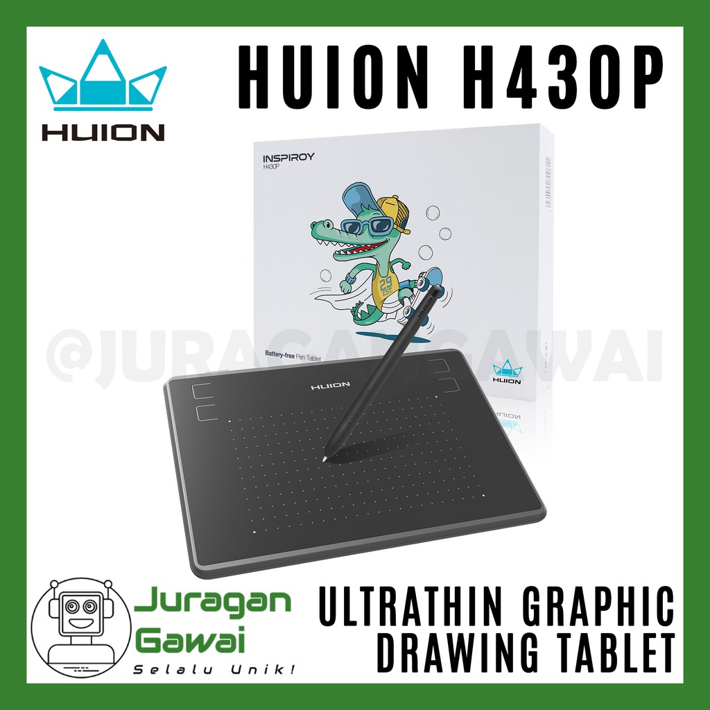 Jual Huion Inspiroy H430P Graphic Drawing Pen Tablet Pentab Android ...