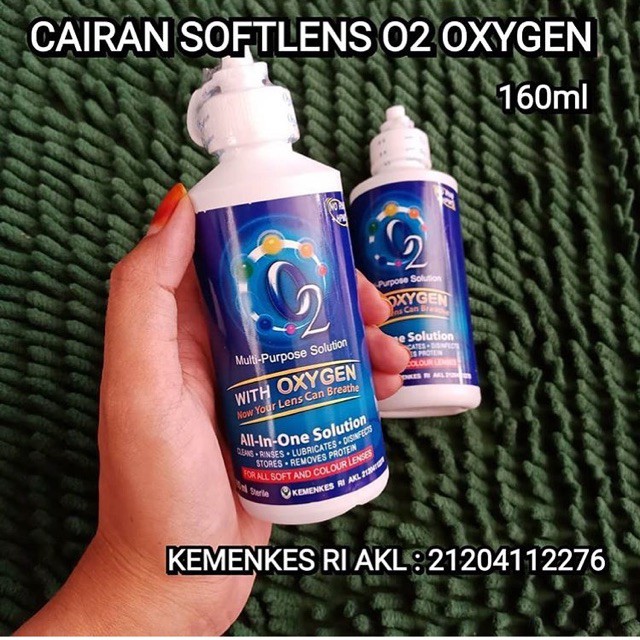 Jual CAIRAN O2 160ML AIR CUCI SOFTLENS WATER SOLUTION | Shopee Indonesia