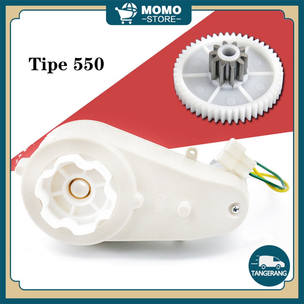 Jual 丨12 Volt Tipe 550丨Gearbox Mobil Aki Tipe Besar / Gearbox Mobil Aki Tengah Besi RPM 10000 ...