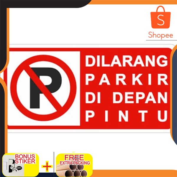 Jual Murah Custom. Rambu Lalu Lintas Ukuran 40x20cm. Plat ACP 3mm ...