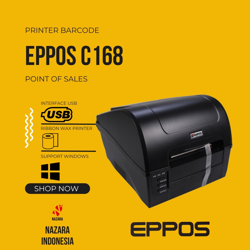 Jual Printer Barcode Label EPPOS C168 200S USB | Shopee Indonesia