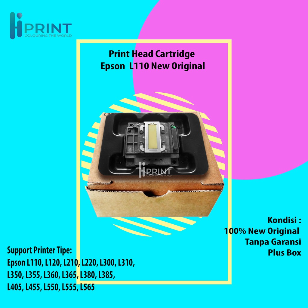 Jual Print Head Printer Epson L110 L210 L555 L310 L365 L550 Printhead ...