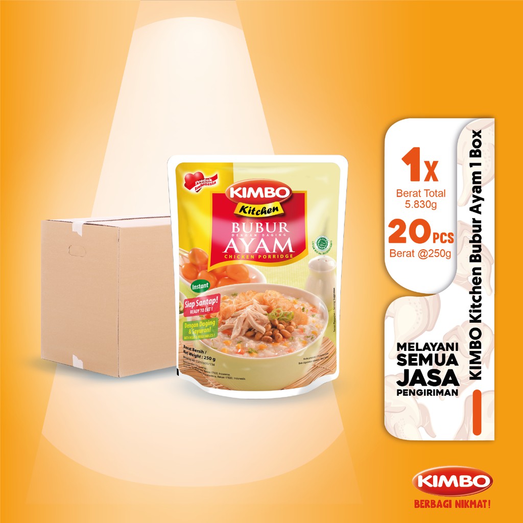 KIMBO Kitchen Bubur Ayam 1 Box [Paket 37] | Shopee Indonesia