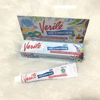 Verile acne blemish 10 gr / salep penghilang bekas jerawat | Shopee ...
