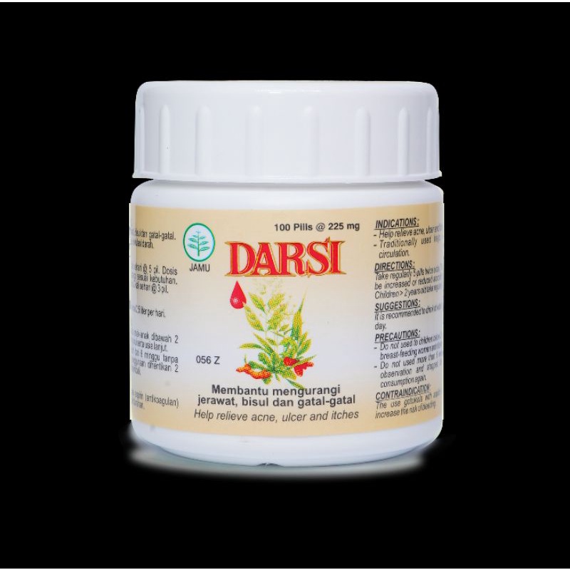 Jual Darsi botol 100 pil ( original ) | Shopee Indonesia
