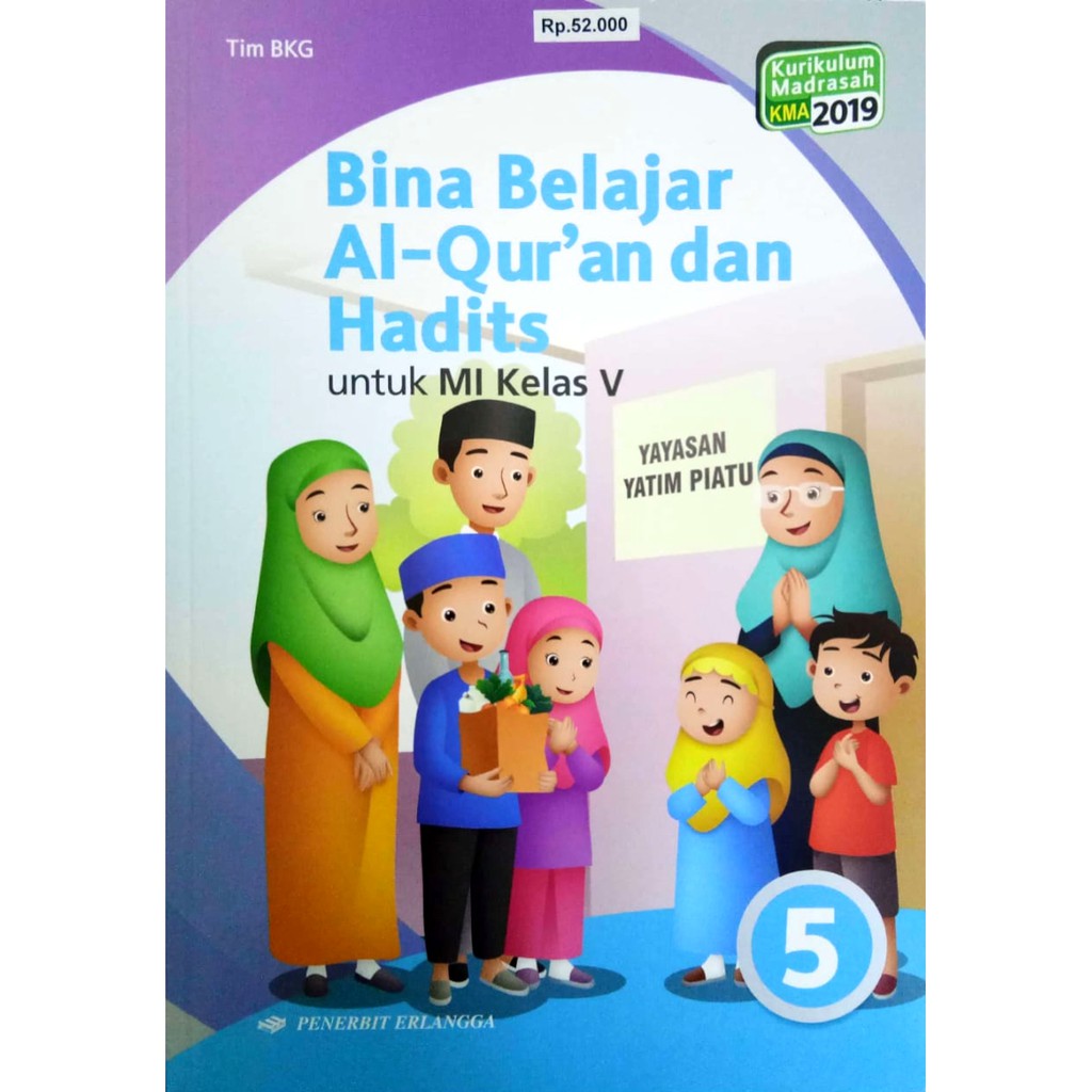 Jual Buku Pelajaran MI BINA BELAJAR AL-QURAN DAN HADITS kelas 5 KMA 2019 | Shopee Indonesia