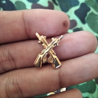 Jual Pin Tentara Jadul Silang Senjata ABRI Th. 1950 Infantry Angkatan ...