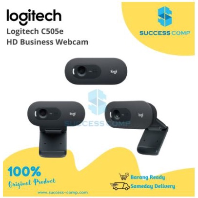 Jual Logitech C505e Webcam HD 720p Long Range Mic ORIGINAL C505e ...